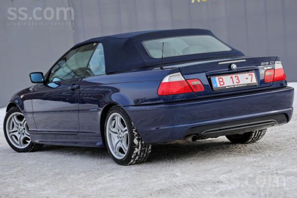 Blue BMW 318 2006 in Tukums, with an engine capacity of 1.80 L and mileage of 245 thousand km for 5500 €, photo 4 on AUTOMOTO.COM.LV