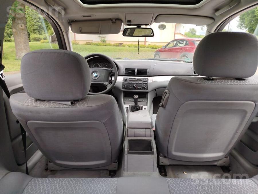 Blue BMW 318 2003 in Tukums, with an engine capacity of 2.00 L and mileage of 265 thousand km for 2350 €, photo 8 on AUTOMOTO.COM.LV