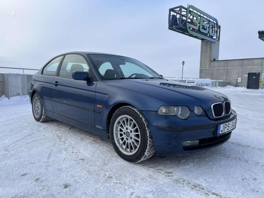Blue BMW 318 2003 in Vilnius, with an engine capacity of 2.00 L and mileage of 224 thousand km for 2200 €, photo 2 on AUTOMOTO.COM.LV