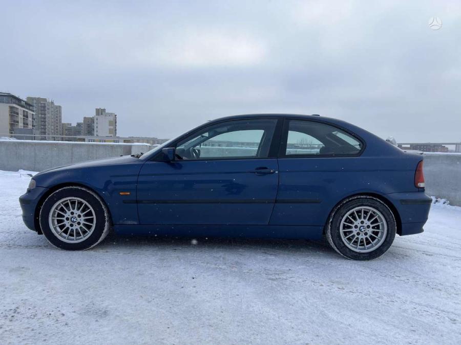 Blue BMW 318 2003 in Vilnius, with an engine capacity of 2.00 L and mileage of 224 thousand km for 2200 €, photo 5 on AUTOMOTO.COM.LV