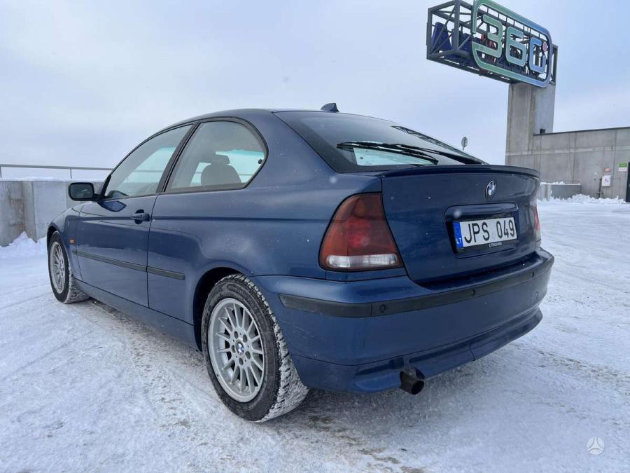 Blue BMW 318 2003 in Vilnius, with an engine capacity of 2.00 L and mileage of 224 thousand km for 2200 €, photo 6 on AUTOMOTO.COM.LV