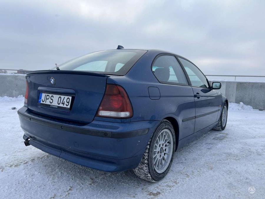 Blue BMW 318 2003 in Vilnius, with an engine capacity of 2.00 L and mileage of 224 thousand km for 2200 €, photo 7 on AUTOMOTO.COM.LV