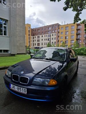 Синий БМВ 318 1998 в Рига, объемом двигателя 1.90 л и пробегом 145 тыс. км за 1300 €, фото  на AUTOMOTO.COM.LV