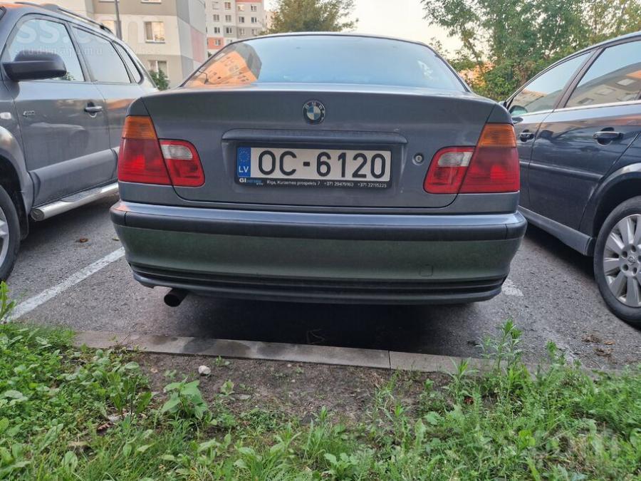 Blue BMW 318 2000 in Riga, with an engine capacity of 1.90 L and mileage of 336 thousand km for 1900 €, photo 4 on AUTOMOTO.COM.LV