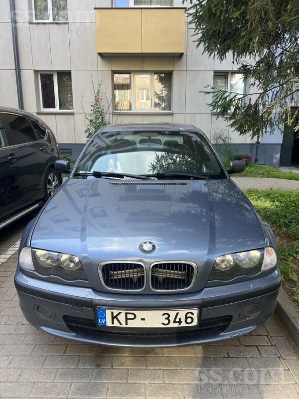 Синий БМВ 318 2000 в Рига, объемом двигателя 1.90 л и пробегом 350 тыс. км за 1350 €, фото 1 на AUTOMOTO.COM.LV
