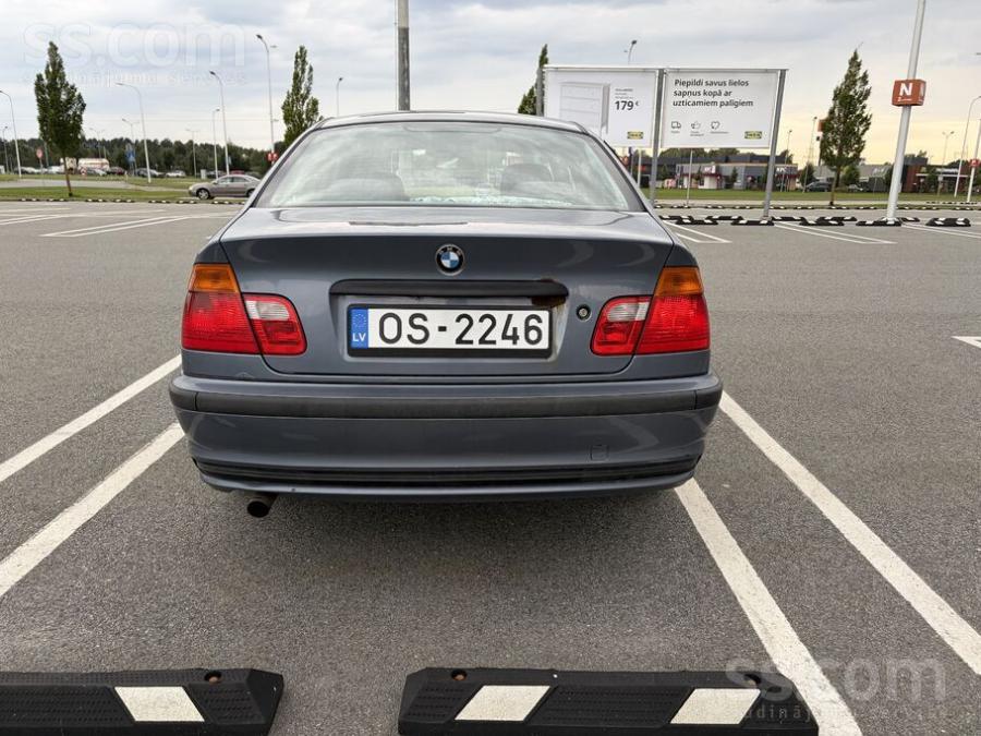 Blue BMW 318 2001 in Riga, with an engine capacity of 1.90 L and mileage of 296 thousand km for 2150 €, photo 6 on AUTOMOTO.COM.LV