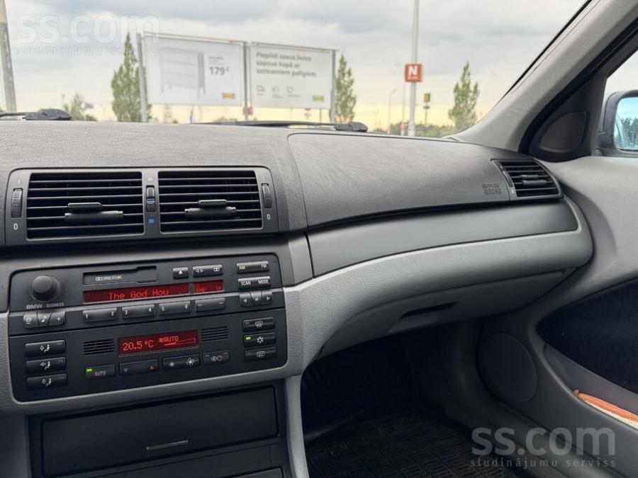 Blue BMW 318 2001 in Riga, with an engine capacity of 1.90 L and mileage of 296 thousand km for 2150 €, photo 12 on AUTOMOTO.COM.LV