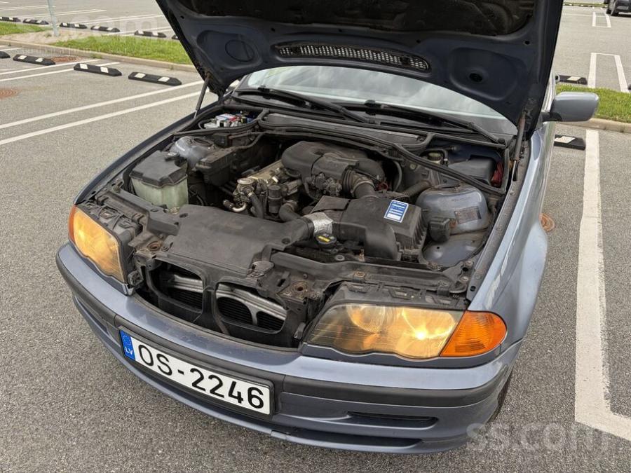 Blue BMW 318 2001 in Riga, with an engine capacity of 1.90 L and mileage of 296 thousand km for 2150 €, photo 13 on AUTOMOTO.COM.LV