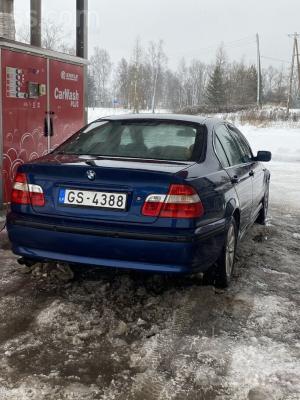 Blue BMW 318 2003 in Rezekne, with an engine capacity of 2.20 L and mileage of 266 thousand km for 1750 €, photo  on AUTOMOTO.COM.LV