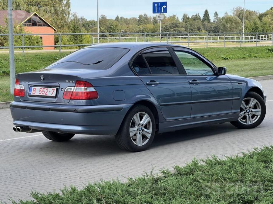 Zils BMW 318 2003 Rēzekne, ar dzinēja tilpumu 2.00 L un nobraukumu 251 tūkst. km par 2995 €, foto 7 vietnē AUTOMOTO.COM.LV