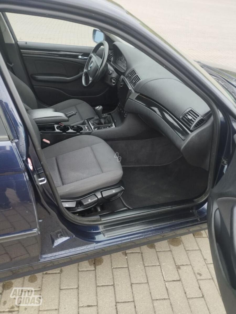 Blue BMW 318 2004 in Marijampole, with an engine capacity of 1.80 L and mileage of 145 thousand km for 1899 €, photo 12 on AUTOMOTO.COM.LV