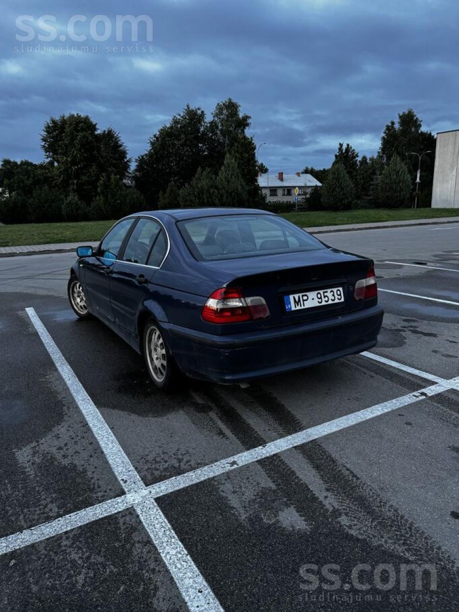 Blue BMW 318 2004 in Jurmala, with an engine capacity of 2.00 L and mileage of 457 thousand km for 1250 €, photo 6 on AUTOMOTO.COM.LV