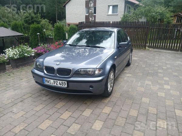 Blue BMW 318 2005 in Ogre, with an engine capacity of 2.00 L and mileage of 345 thousand km for 3300 €, photo 1 on AUTOMOTO.COM.LV