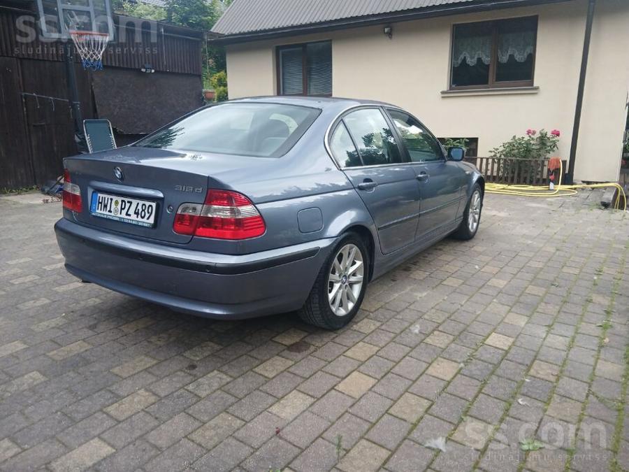 Zils BMW 318 2005 Ogre, ar dzinēja tilpumu 2.00 L un nobraukumu 345 tūkst. km par 3300 €, foto 5 vietnē AUTOMOTO.COM.LV