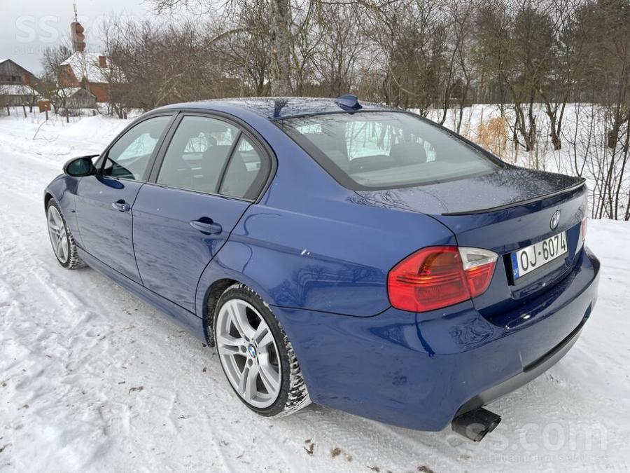 Blue BMW 318 2007 in Valmiera, with an engine capacity of 2.00 L and mileage of 284 thousand km for 5250 €, photo 2 on AUTOMOTO.COM.LV