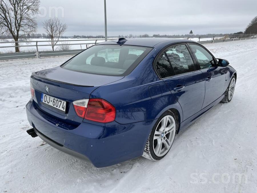 Blue BMW 318 2007 in Valmiera, with an engine capacity of 2.00 L and mileage of 284 thousand km for 5250 €, photo 4 on AUTOMOTO.COM.LV