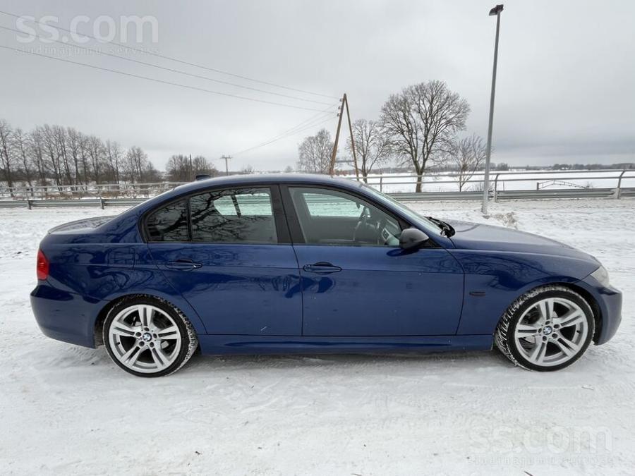 Blue BMW 318 2007 in Valmiera, with an engine capacity of 2.00 L and mileage of 284 thousand km for 5250 €, photo 5 on AUTOMOTO.COM.LV