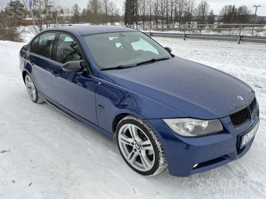 Blue BMW 318 2007 in Valmiera, with an engine capacity of 2.00 L and mileage of 284 thousand km for 5250 €, photo 6 on AUTOMOTO.COM.LV