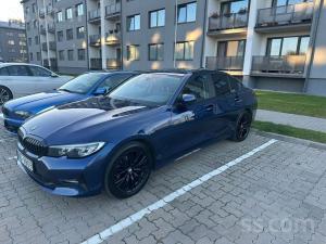 Blue BMW 318 2019 in Riga, with an engine capacity of 2.00 L and mileage of 91 thousand km for 24500 €, photo  on AUTOMOTO.COM.LV