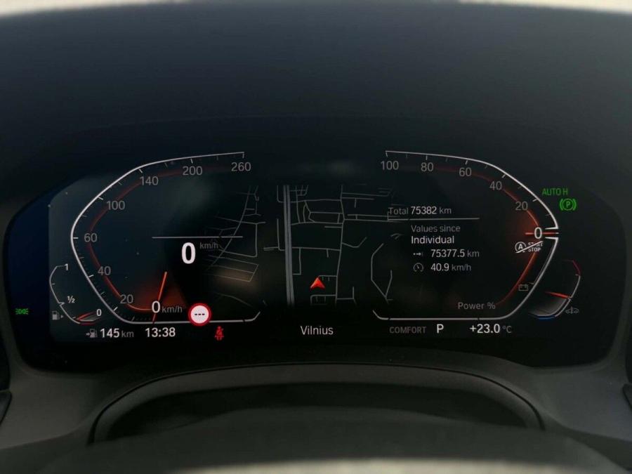 Синий БМВ 318 2022 в Вильнюс, объемом двигателя 2.00 л и пробегом 75 тыс. км за 32600 €, фото 19 на AUTOMOTO.COM.LV