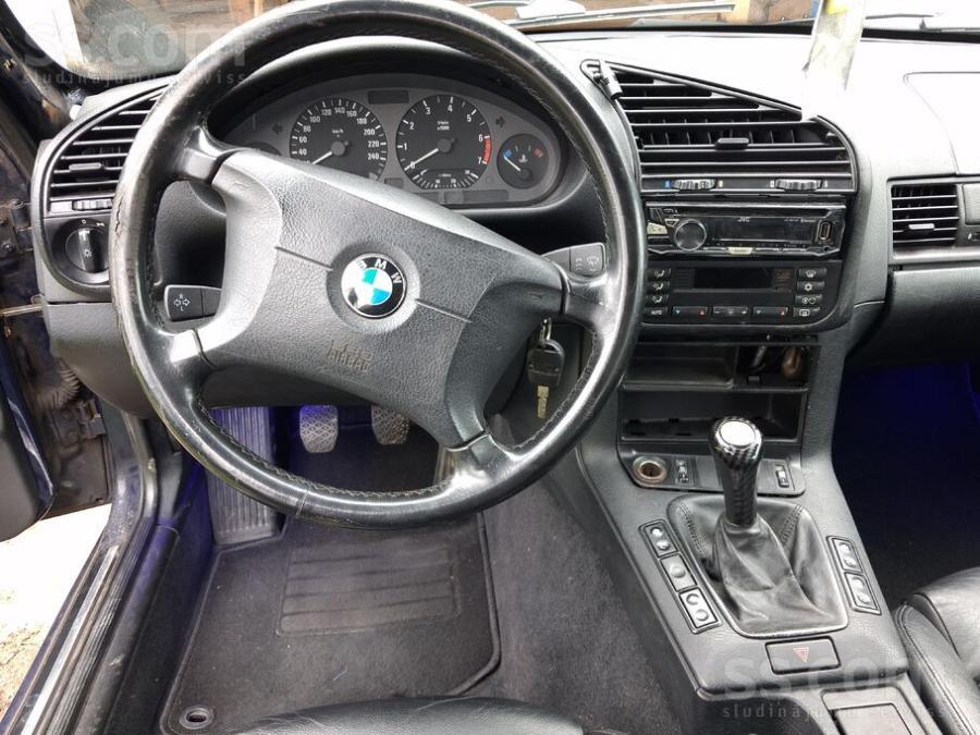 Blue BMW 318 1998 in Balvi, with an engine capacity of 1.80 L and mileage of 350 thousand km for 8800 €, photo 10 on AUTOMOTO.COM.LV