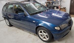 Blue BMW 318 2003 in Kaunas, with an engine capacity of 2.00 L and mileage of 350 thousand km for 1500 €, photo 9 on AUTOMOTO.COM.LV