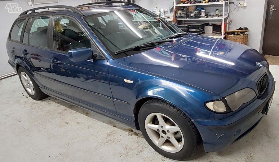 Blue BMW 318 2003 in Kaunas, with an engine capacity of 2.00 L and mileage of 350 thousand km for 1500 €, photo 9 on AUTOMOTO.COM.LV