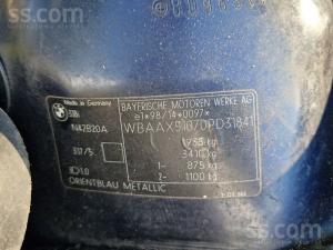 Синий БМВ 318 2003 в Валмиера, объемом двигателя 2.00 л и пробегом 291 тыс. км за 1450 €, фото 20 на AUTOMOTO.COM.LV