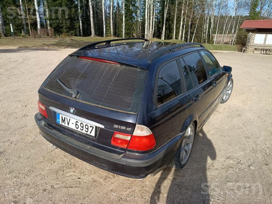 Blue BMW 318 2004 in Riga, with an engine capacity of 3.00 L and mileage of 297 thousand km for 1500 €, photo 10 on AUTOMOTO.COM.LV