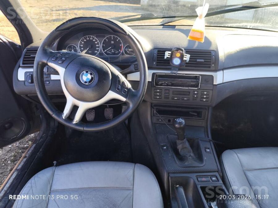 Blue BMW 318 2004 in Kuldiga, with an engine capacity of 2.00 L and mileage of 300 thousand km for 600 €, photo 3 on AUTOMOTO.COM.LV
