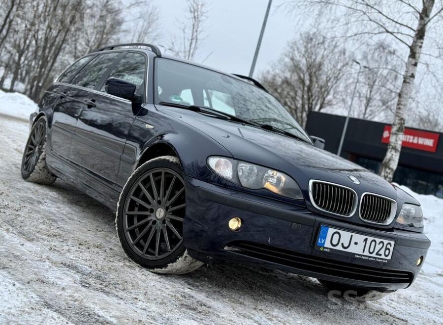Blue BMW 318 2005 in Riga, with an engine capacity of 2.00 L and mileage of 183 thousand km for 2450 €, photo 1 on AUTOMOTO.COM.LV