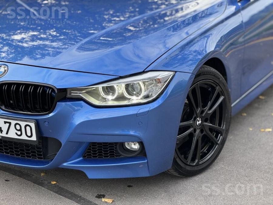 Blue BMW 318 2013 in Riga, with an engine capacity of 2.00 L and mileage of 280 thousand km for 9450 €, photo 3 on AUTOMOTO.COM.LV