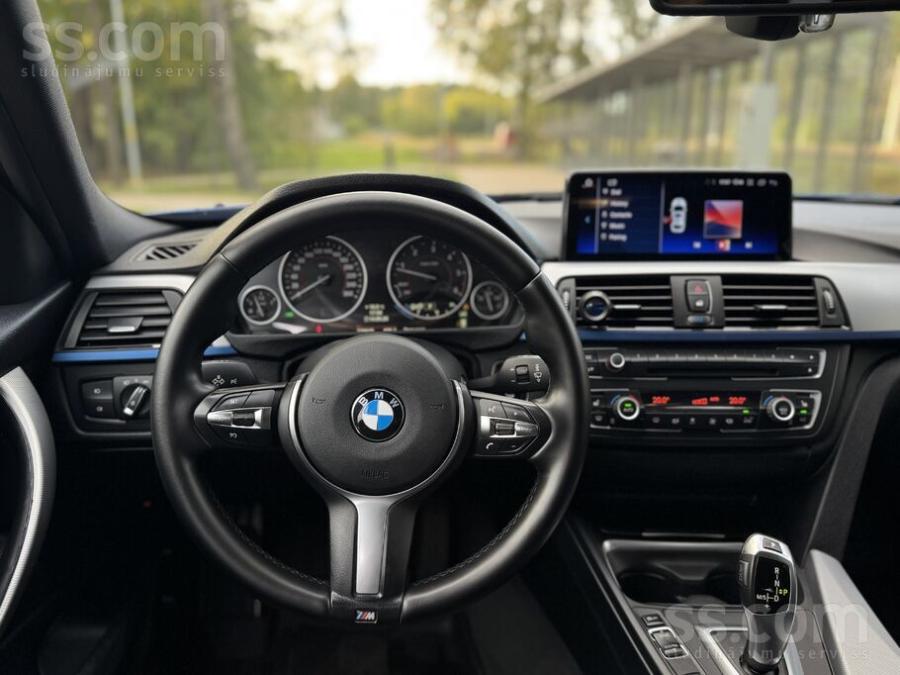 Blue BMW 318 2013 in Riga, with an engine capacity of 2.00 L and mileage of 280 thousand km for 9450 €, photo 24 on AUTOMOTO.COM.LV