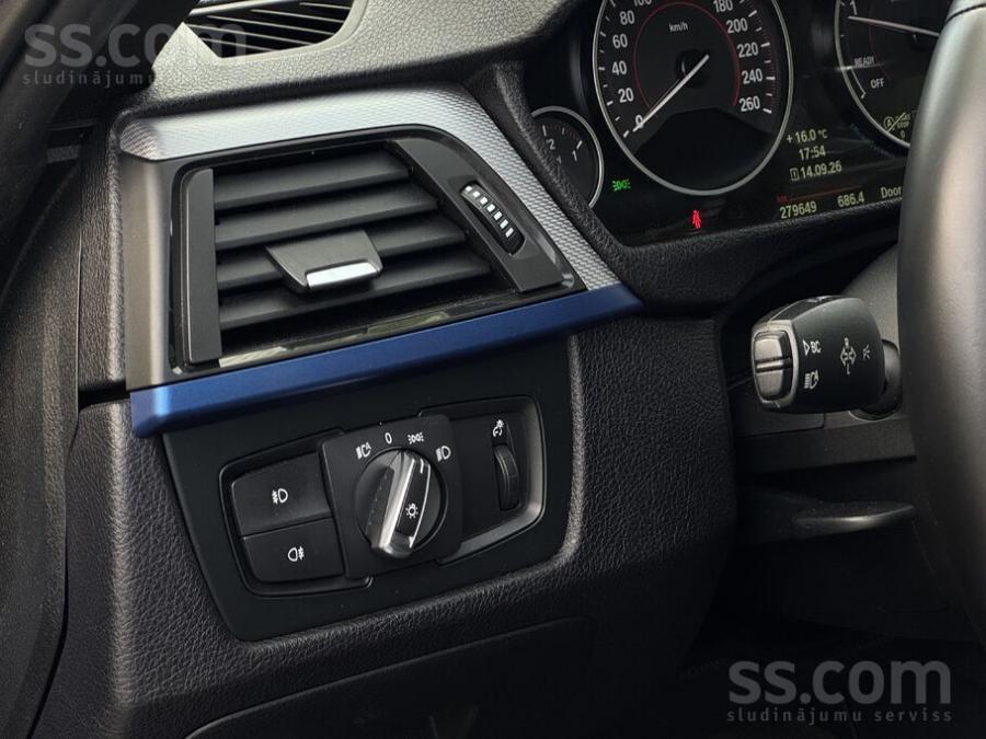 Blue BMW 318 2013 in Riga, with an engine capacity of 2.00 L and mileage of 280 thousand km for 9450 €, photo 32 on AUTOMOTO.COM.LV