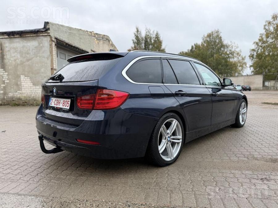 Blue BMW 318 2013 in Riga, with an engine capacity of 1.80 L and mileage of 345 thousand km for 6250 €, photo 6 on AUTOMOTO.COM.LV