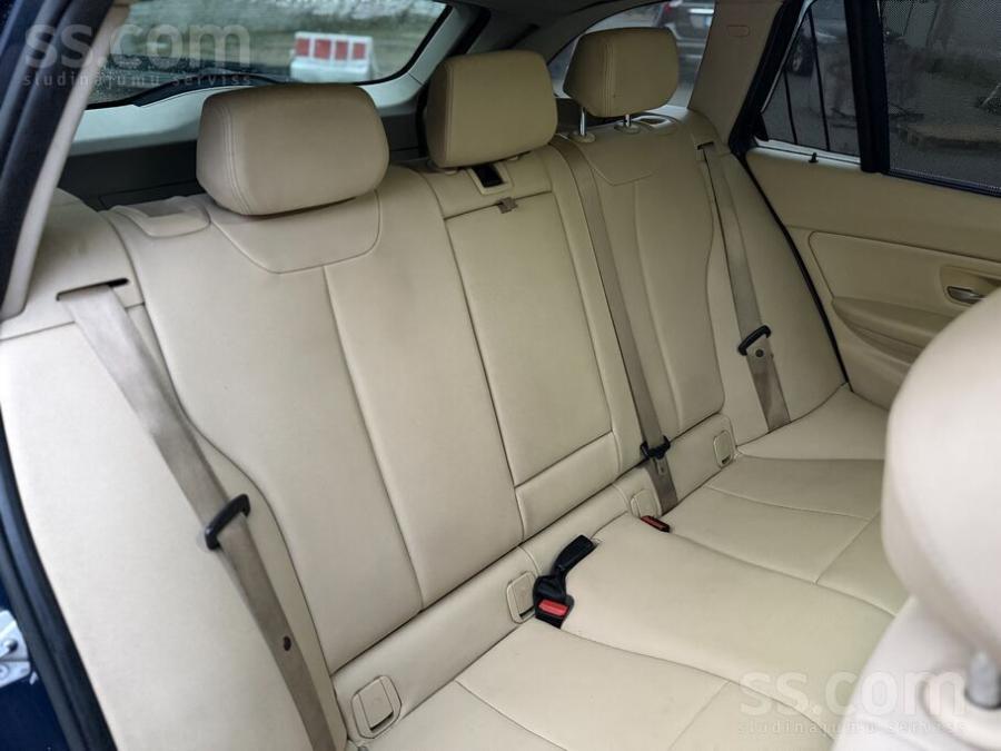 Blue BMW 318 2013 in Riga, with an engine capacity of 1.80 L and mileage of 345 thousand km for 6250 €, photo 15 on AUTOMOTO.COM.LV
