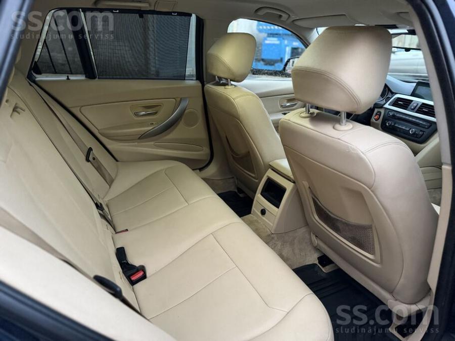 Blue BMW 318 2013 in Riga, with an engine capacity of 1.80 L and mileage of 345 thousand km for 6250 €, photo 16 on AUTOMOTO.COM.LV