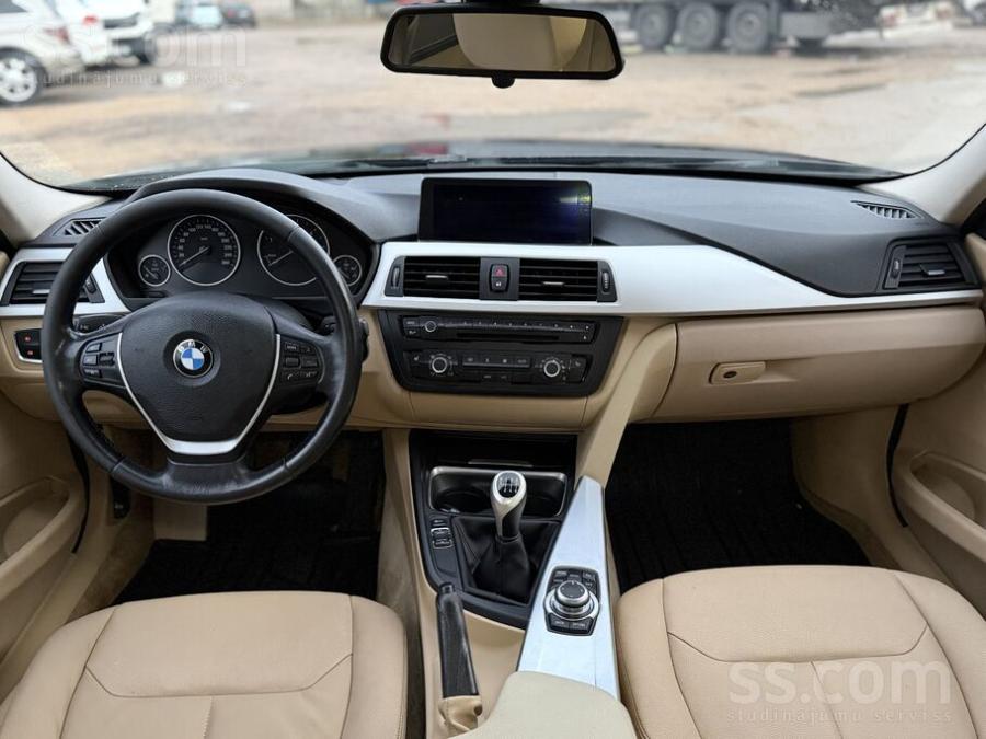 Blue BMW 318 2013 in Riga, with an engine capacity of 1.80 L and mileage of 345 thousand km for 6250 €, photo 17 on AUTOMOTO.COM.LV