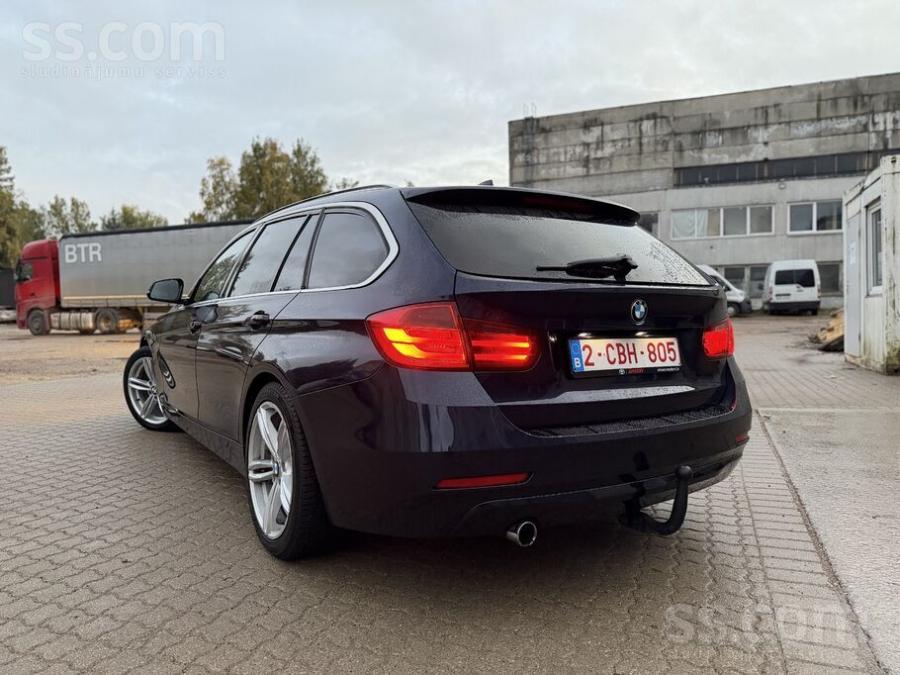 Blue BMW 318 2013 in Riga, with an engine capacity of 1.80 L and mileage of 345 thousand km for 6250 €, photo 22 on AUTOMOTO.COM.LV