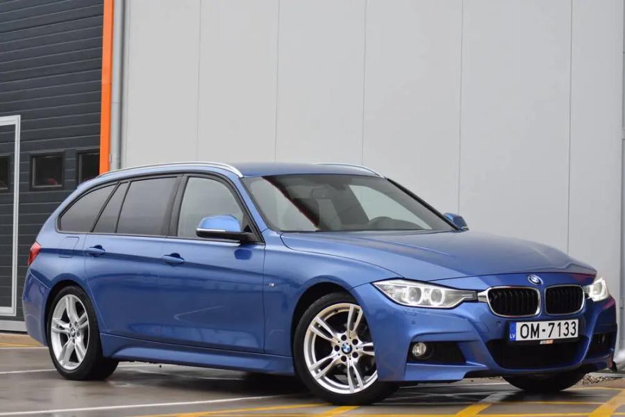 Blue BMW 318 2014 in Marupe, with an engine capacity of 2.00 L and mileage of 314 thousand km for 9900 €, photo 1 on AUTOMOTO.COM.LV