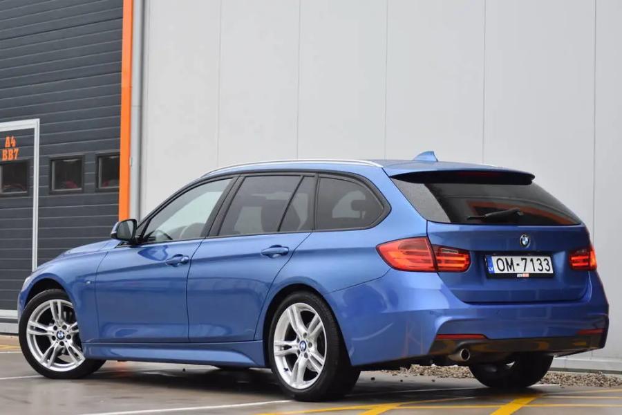 Blue BMW 318 2014 in Marupe, with an engine capacity of 2.00 L and mileage of 314 thousand km for 9900 €, photo 4 on AUTOMOTO.COM.LV