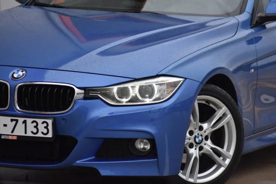 Blue BMW 318 2014 in Marupe, with an engine capacity of 2.00 L and mileage of 314 thousand km for 9900 €, photo 6 on AUTOMOTO.COM.LV