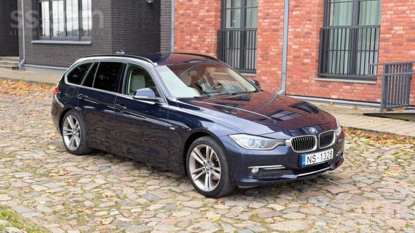 Blue BMW 318 2014 in Riga, with an engine capacity of 2.00 L and mileage of 277 thousand km for 8499 €, photo 3 on AUTOMOTO.COM.LV