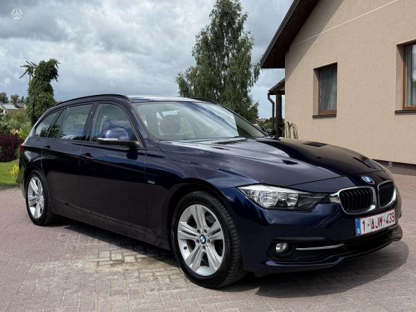 Blue BMW 318 2017 in Utena, with an engine capacity of 2.00 L and mileage of 283 thousand km for 8950 €, photo 2 on AUTOMOTO.COM.LV