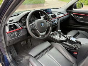 Blue BMW 318 2017 in Utena, with an engine capacity of 2.00 L and mileage of 283 thousand km for 8950 €, photo 17 on AUTOMOTO.COM.LV