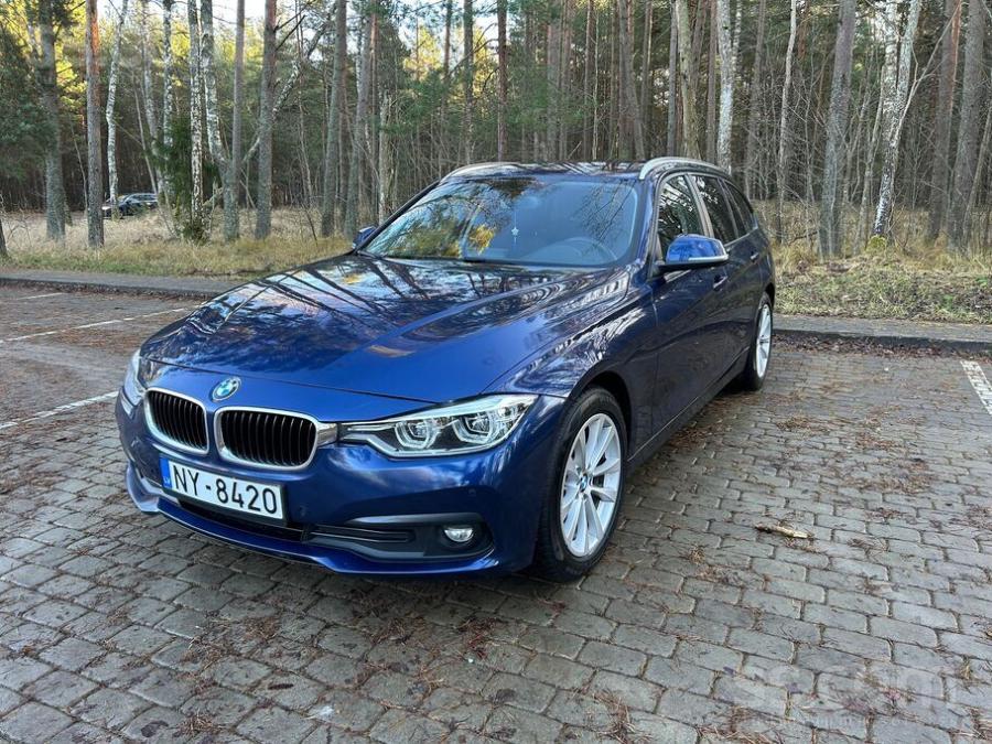 Blue BMW 318 2019 in Riga, with an engine capacity of 2.00 L and mileage of 267 thousand km for 14500 €, photo 1 on AUTOMOTO.COM.LV