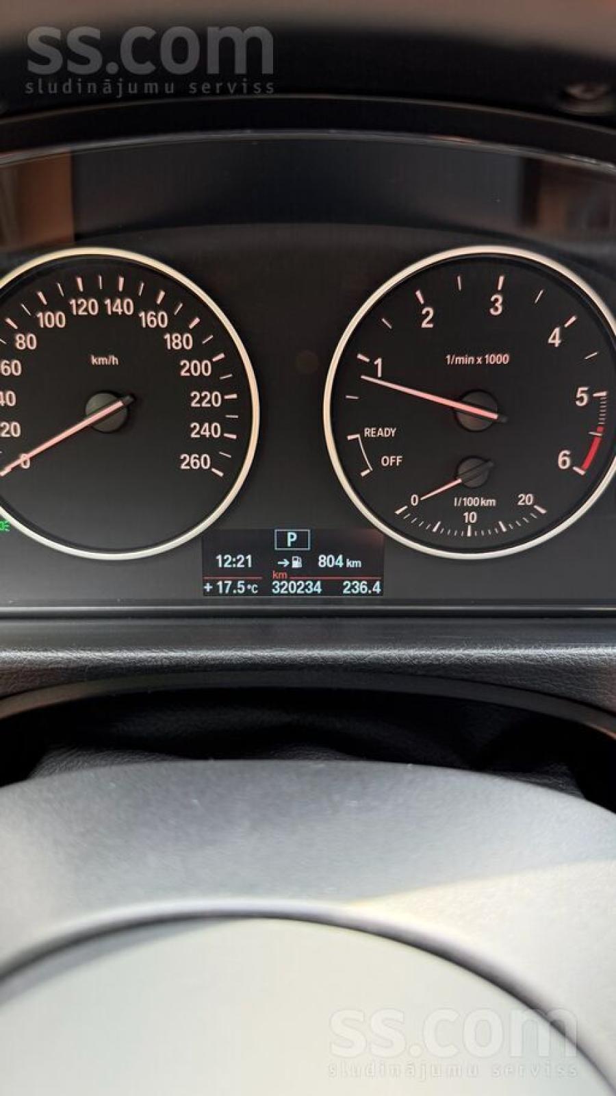 Brūns BMW 318 2013 Liepāja, ar dzinēja tilpumu 2.00 L un nobraukumu 322 tūkst. km par 8500 €, foto 7 vietnē AUTOMOTO.COM.LV