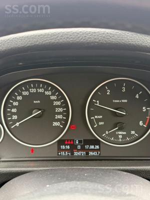 Brown BMW 318 2014 in Jelgava, with an engine capacity of 2.00 L and mileage of 325 thousand km for 9000 €, photo 12 on AUTOMOTO.COM.LV