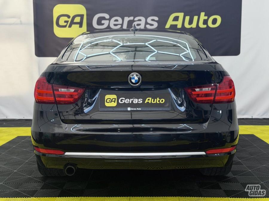 Black BMW 318 Gran Turismo 2013 in Avizieniai, with an engine capacity of 2.00 L and mileage of 276 thousand km for 9990 €, photo 6 on AUTOMOTO.COM.LV