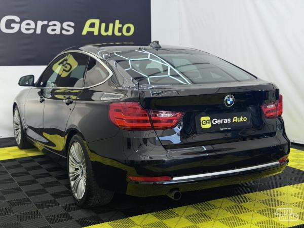 Black BMW 318 Gran Turismo 2013 in Avizieniai, with an engine capacity of 2.00 L and mileage of 276 thousand km for 9990 €, photo 6 on AUTOMOTO.COM.LV